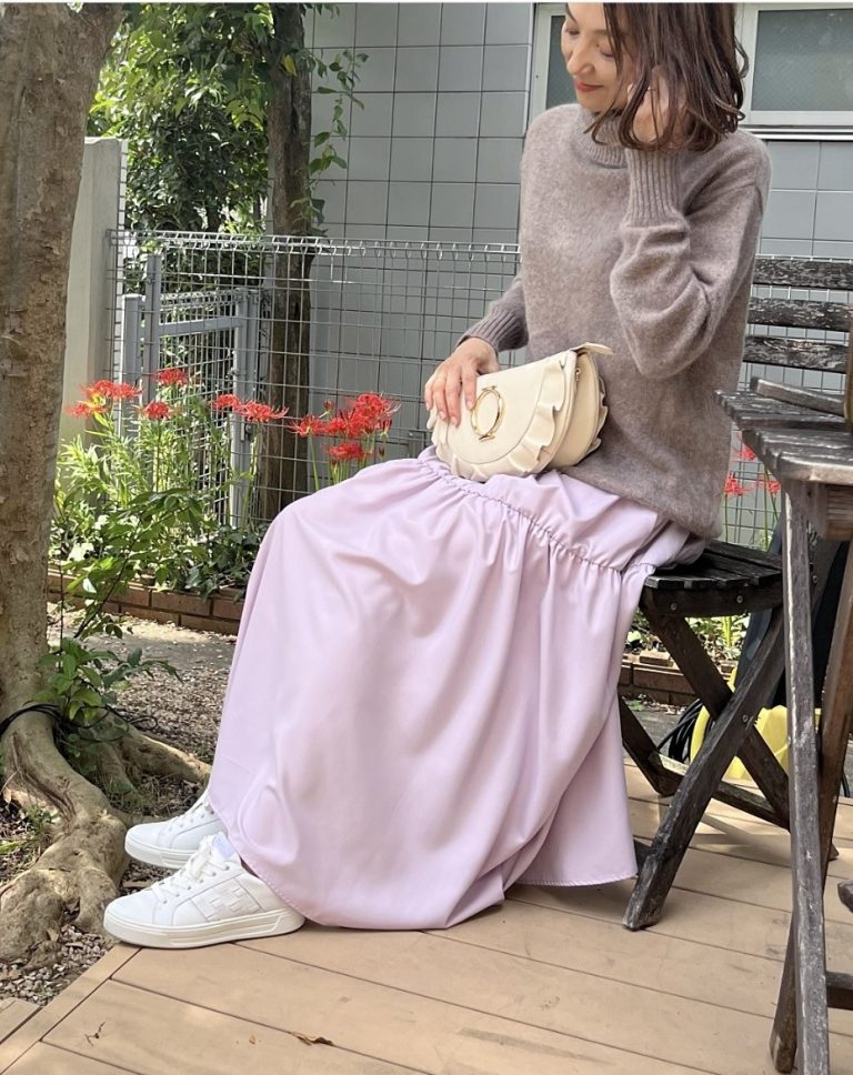 【華組 一色華菜子さん】エクラプレミアム通販『E by eclat』ティアードスカート3style★ | HAPPY PLUS VOICE