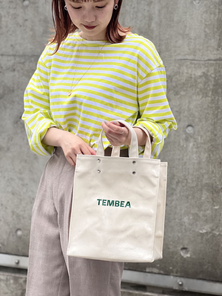 【TEMBEA】HPS別注 PVSキャンバスバッグでいつものコーデに可愛げをPLUS♡＃バイヤーのこれ買い | HAPPY PLUS VOICE