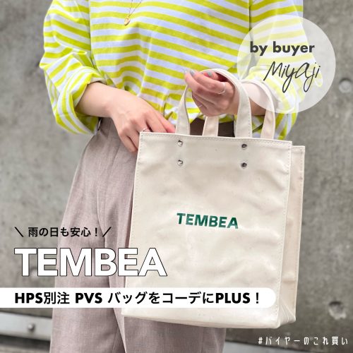 TEMBEAのPVCバッグ【STANDARD BOOK 2023Summer】 | HAPPY PLUS VOICE